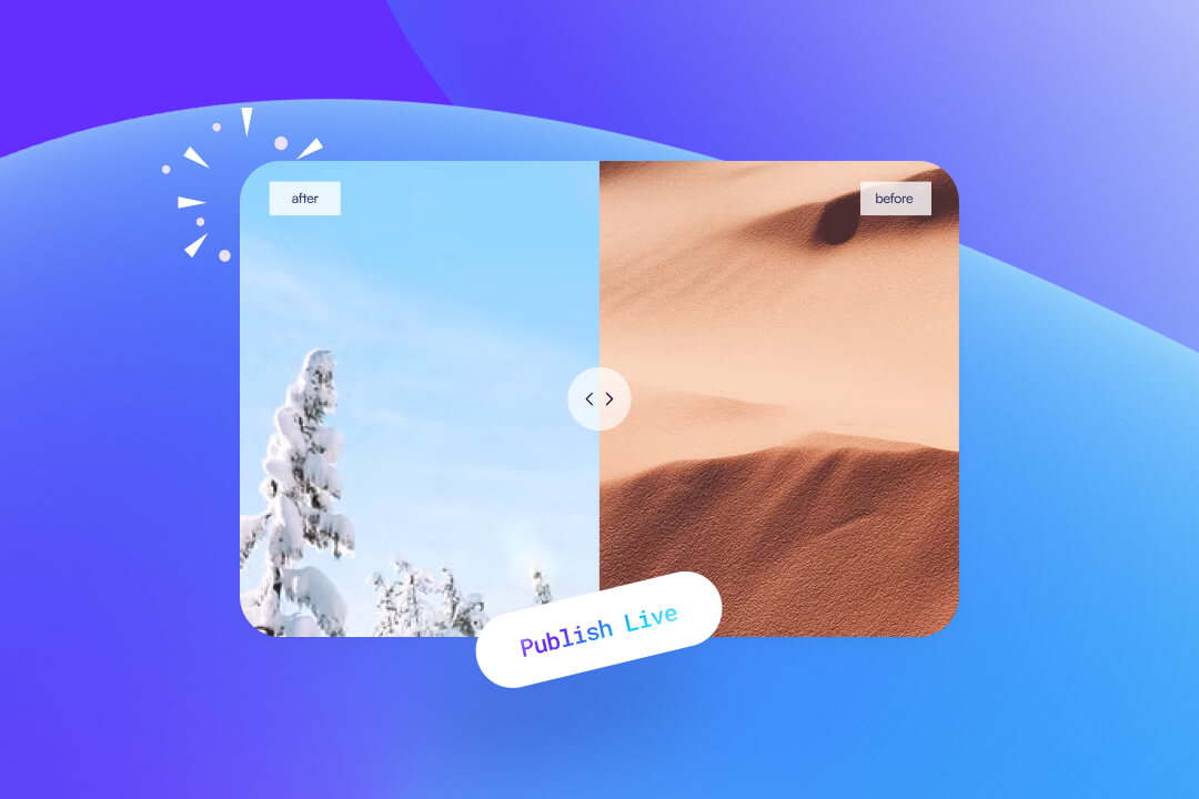 Before and After Image Slider in Webflow | Flowbase